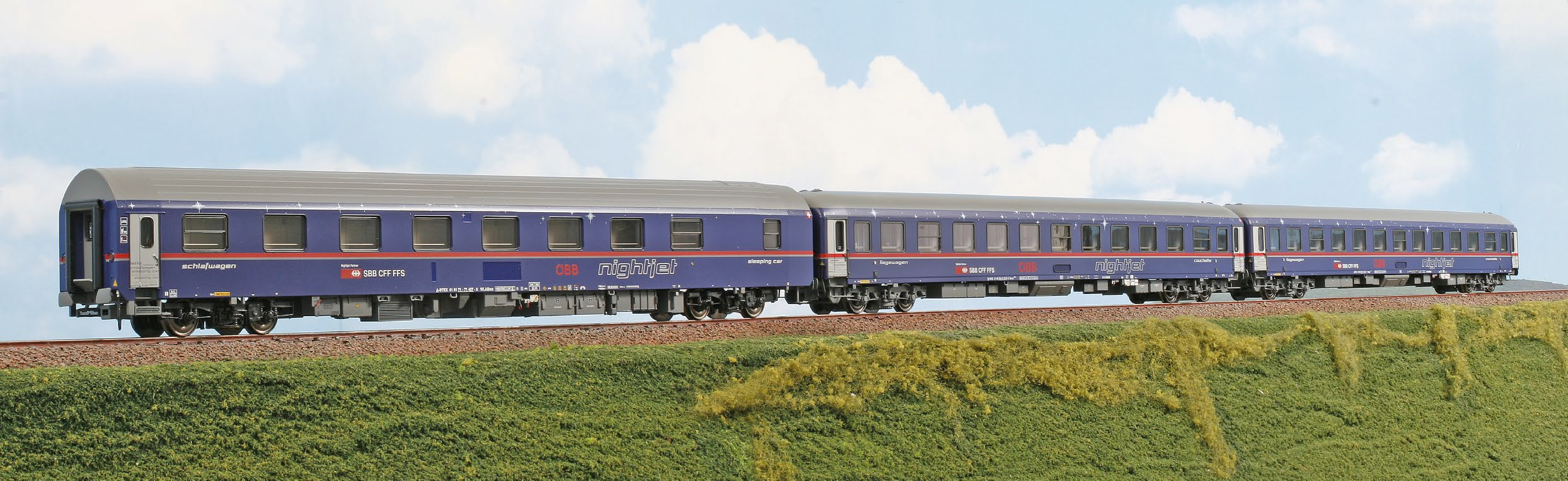 ACME 55316 Személykocsi (3 db), Nightjet EN 295, ÖBB, VI - vasutmodell.com