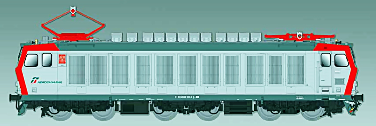 ACME 60603 Villanymozdony, E.652.005, Mercitalia, FS - vasutmodell.com