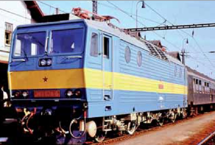 ACME 60610 Villanymozdony, 363 074, blau/gelb, CSD - vasutmodell.com