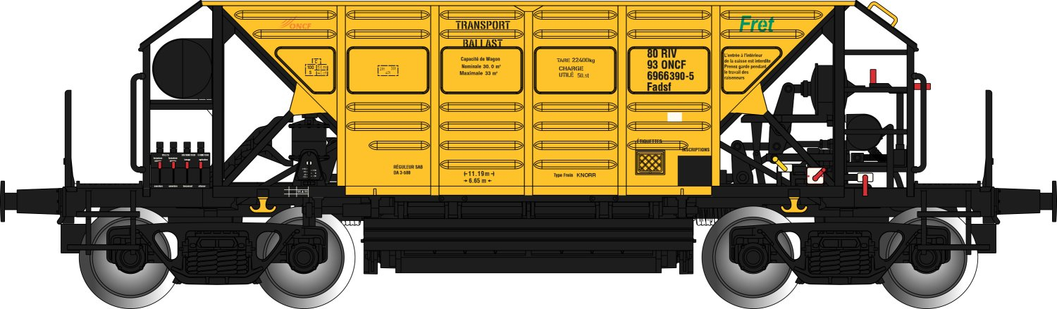 Albert-Modell 696001 Különleges építésű, nyitott, önürítős teherkocsi ...
