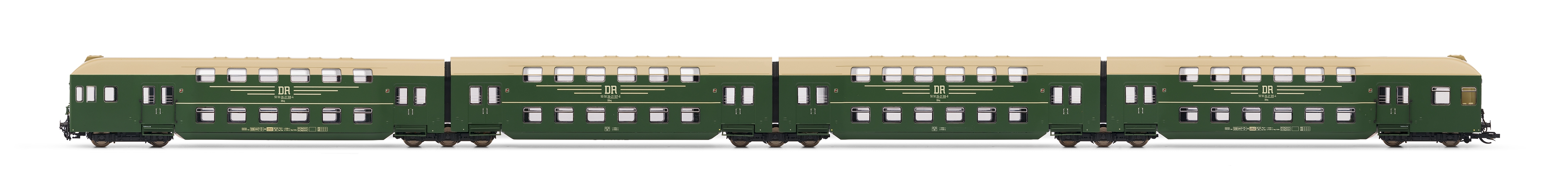 ARNOLD 2379 Train set DR, contains electric locomotive class 242 and 4 ...