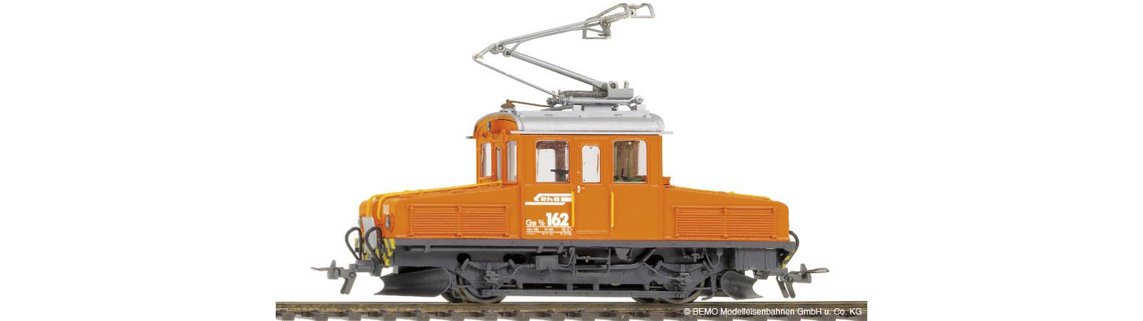 BEMO 1277132 RhB Ge 2/2 162 Rangierlok orange, Metal Collection ...