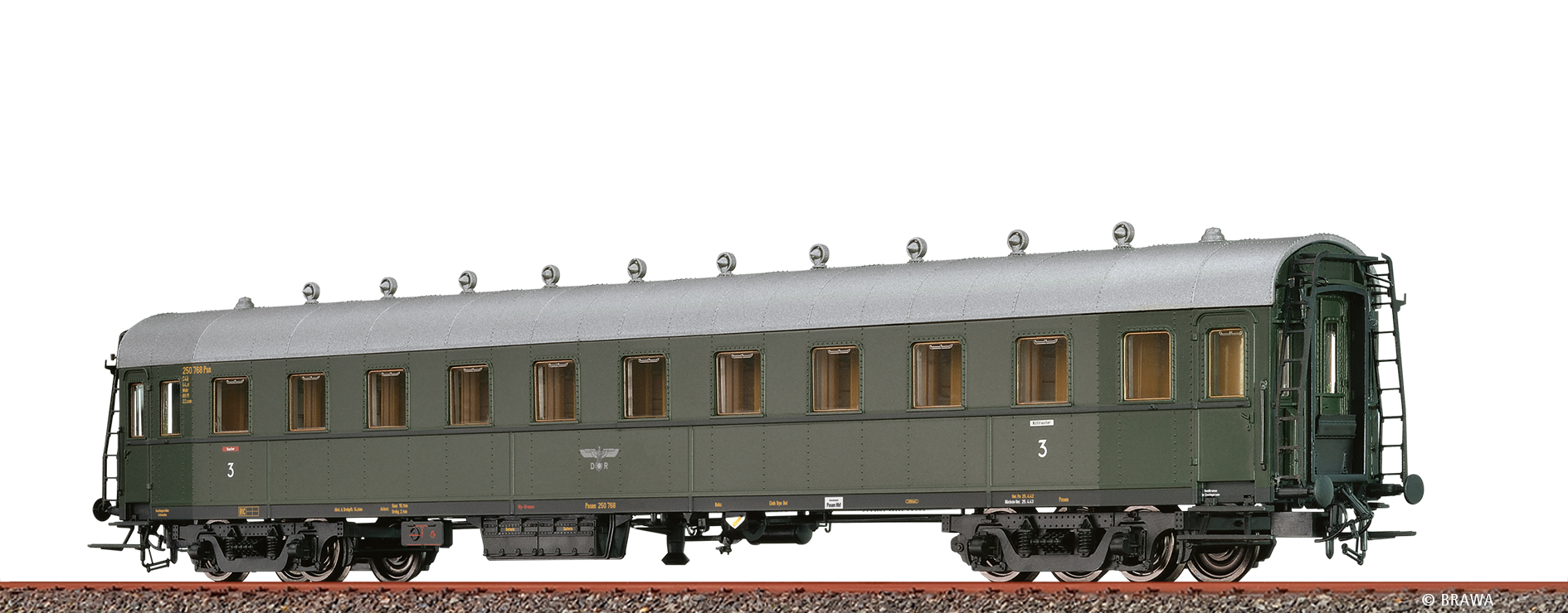 BRAWA 45322 H0 Schnellzugwagen C4ü-30 DRG, II - vasutmodell.com