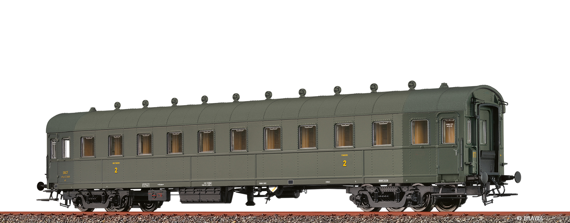 BRAWA 45323 H0 Schnellzugwagen B SNCF, III - vasutmodell.com