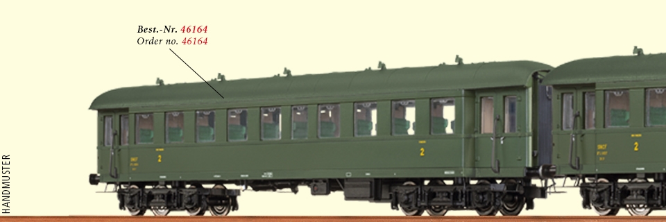 BRAWA 46164 H0 Personenwagen Bye-36/50 SNCF, III - vasutmodell.com