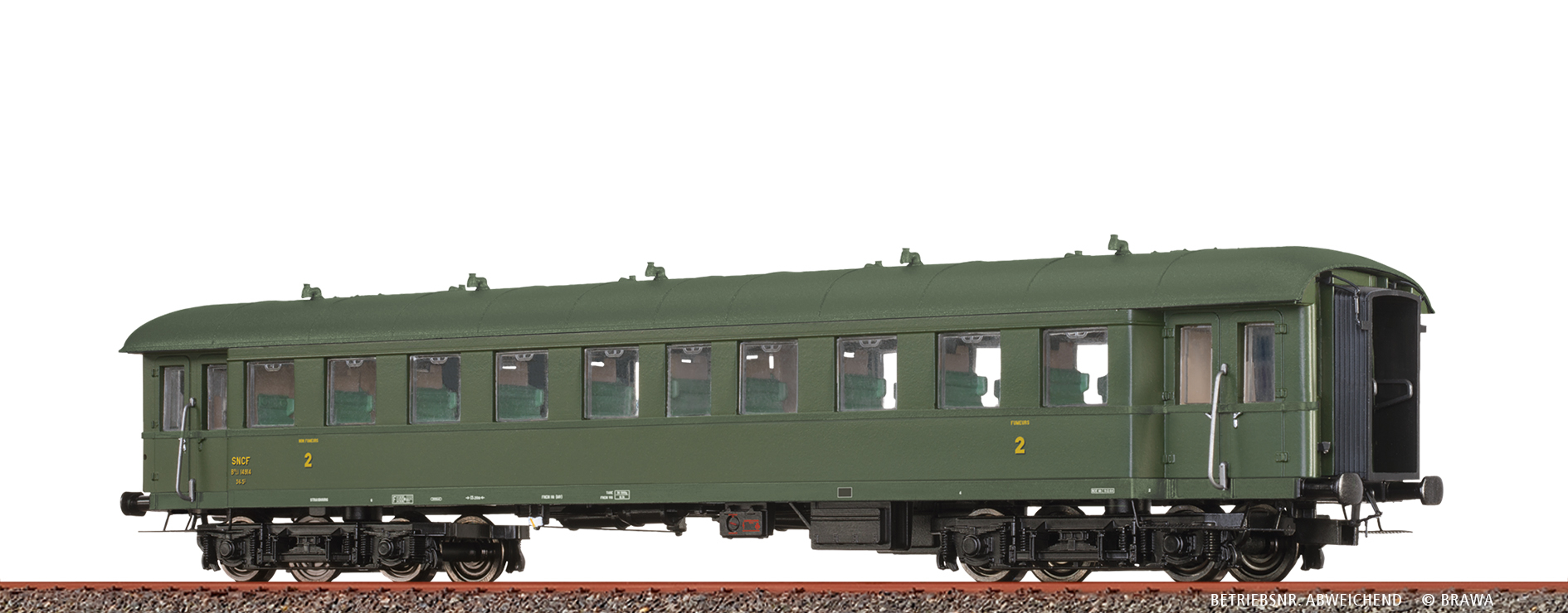 BRAWA 46184 H0 PEW B9ti SNCF III - vasutmodell.com