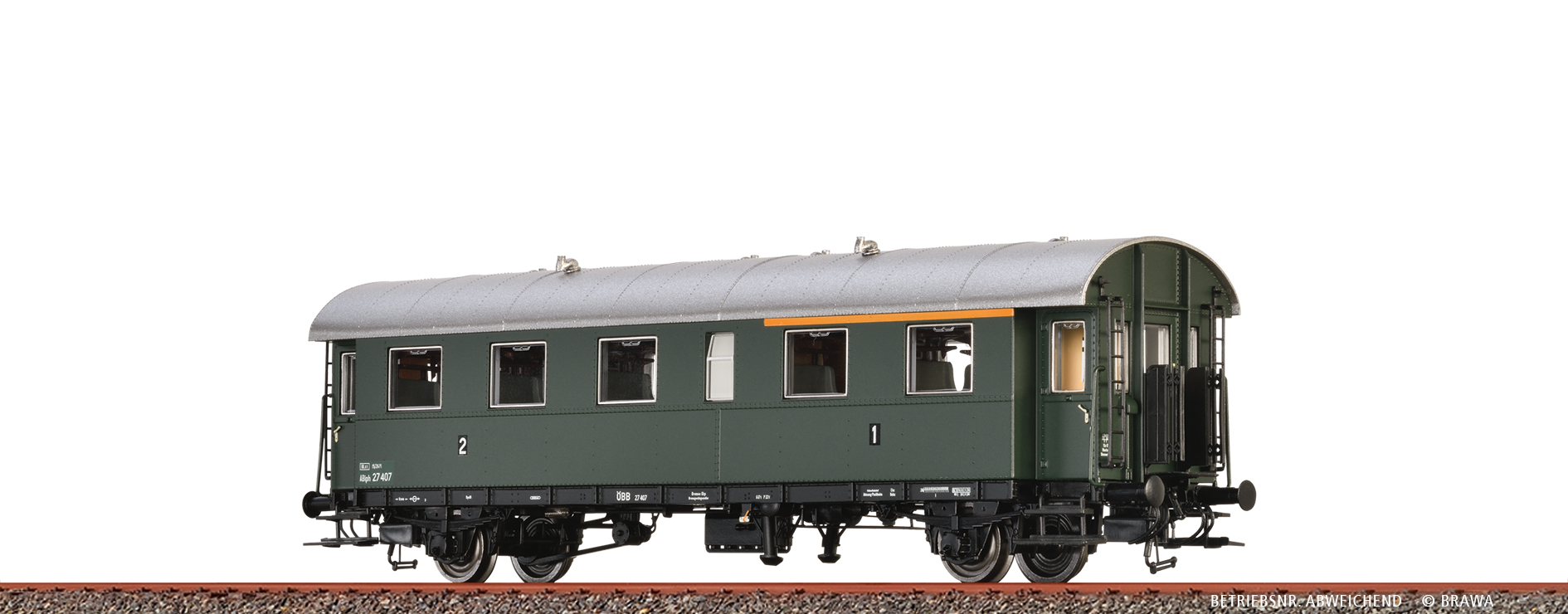 BRAWA 46817 H0 PEW ABiph ÖBB III DC+ LED - vasutmodell.com