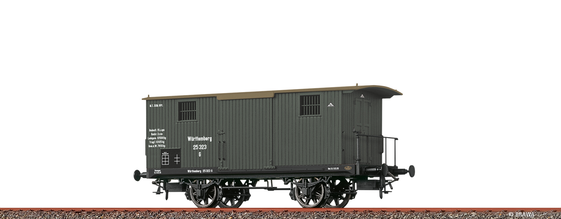 BRAWA 47727 H0 GW-G G K.W.St.E., I - vasutmodell.com