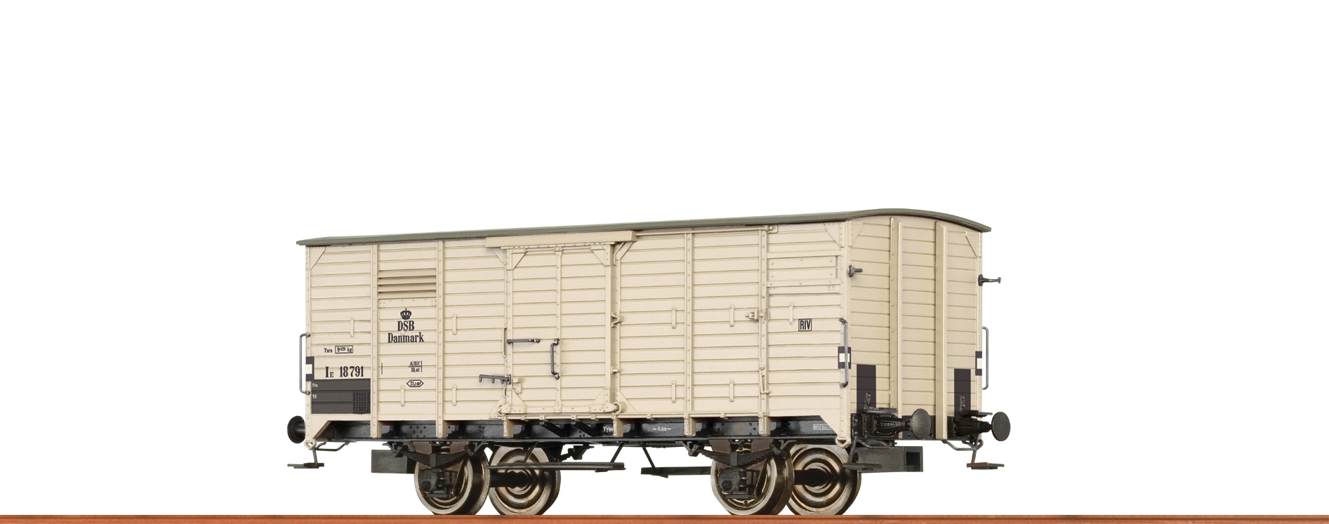 BRAWA 49720 H0 Güterwagen IE DSB, III - vasutmodell.com