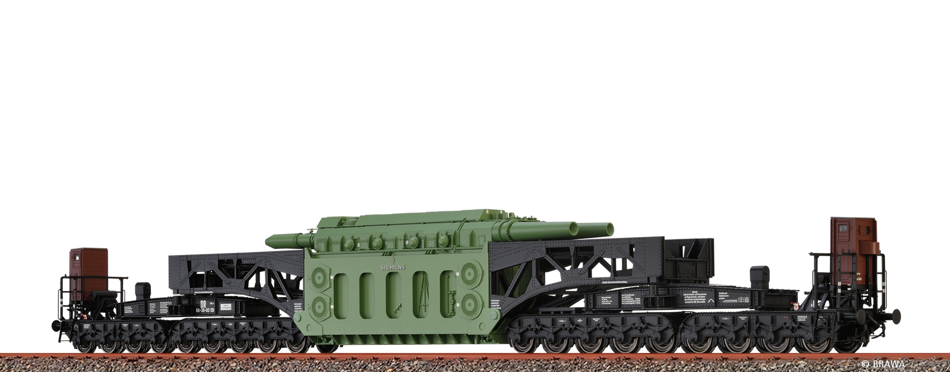 BRAWA 50513 H0 Schwerlastwagen SSt DR, III, AC - vasutmodell.com