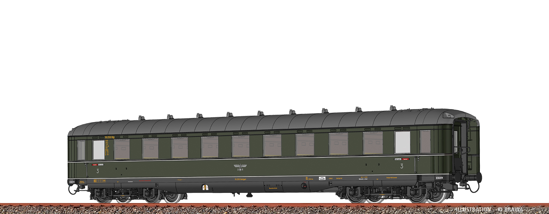 BRAWA 51025 H0 PEW C4i DRG II - vasutmodell.com