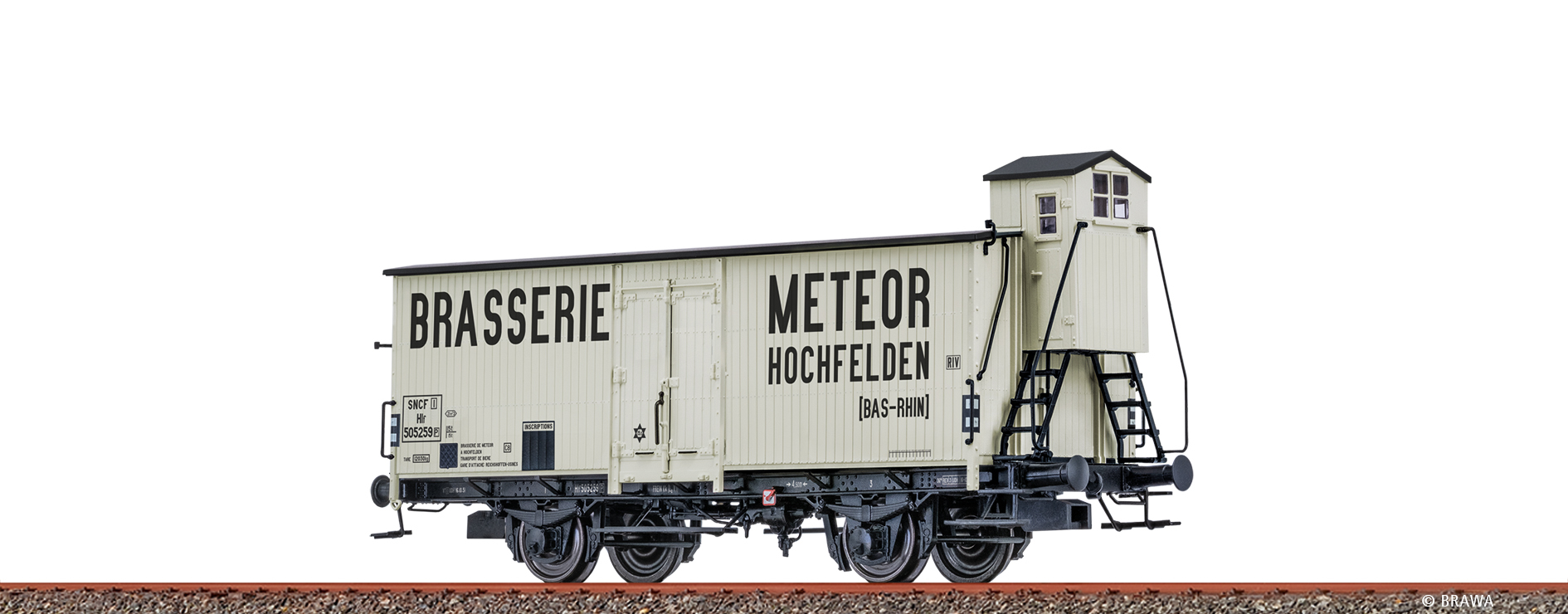 BRAWA 51258 H0 GÜW [P] SNCF III, Meteor - vasutmodell.com