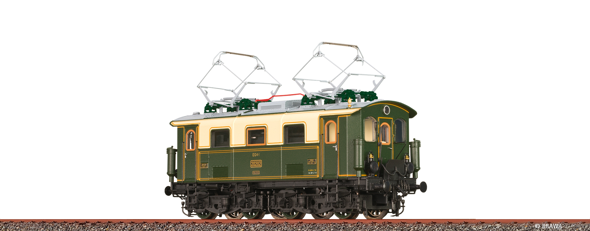 BRAWA 70176 H0 Ellok BR EG4 K.Bay.Sts.B. - vasutmodell.com