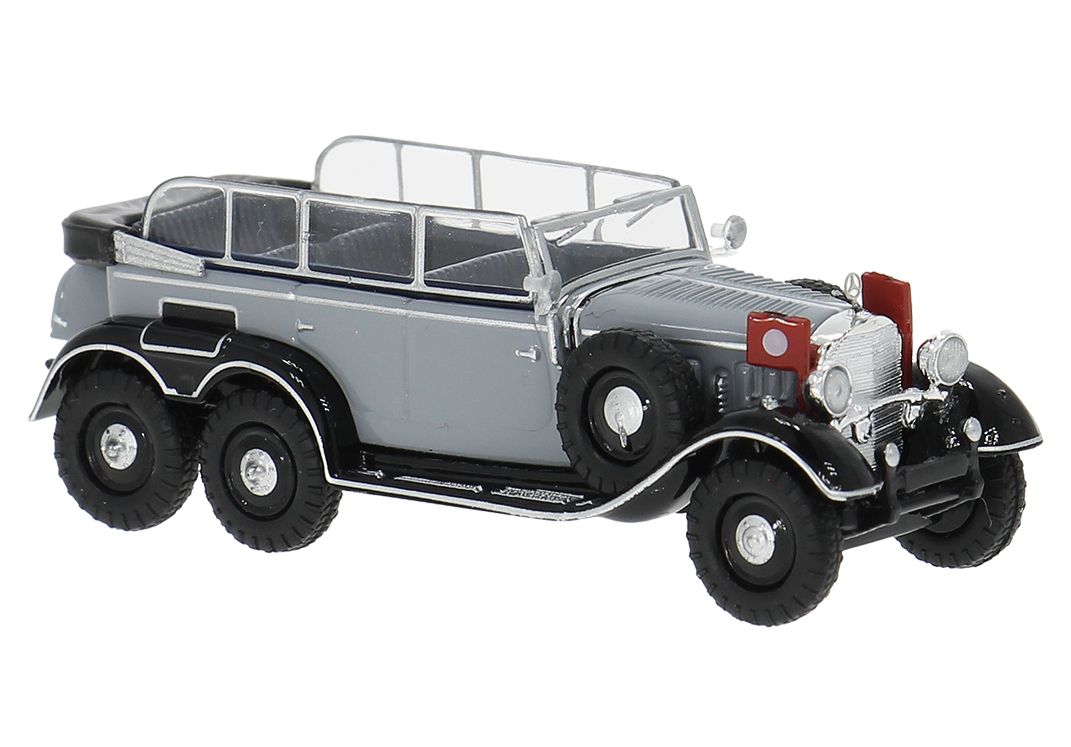 BREKINA 21080 Brekina, Mercedes G4, grau, 1938, 1:87 - vasutmodell.com