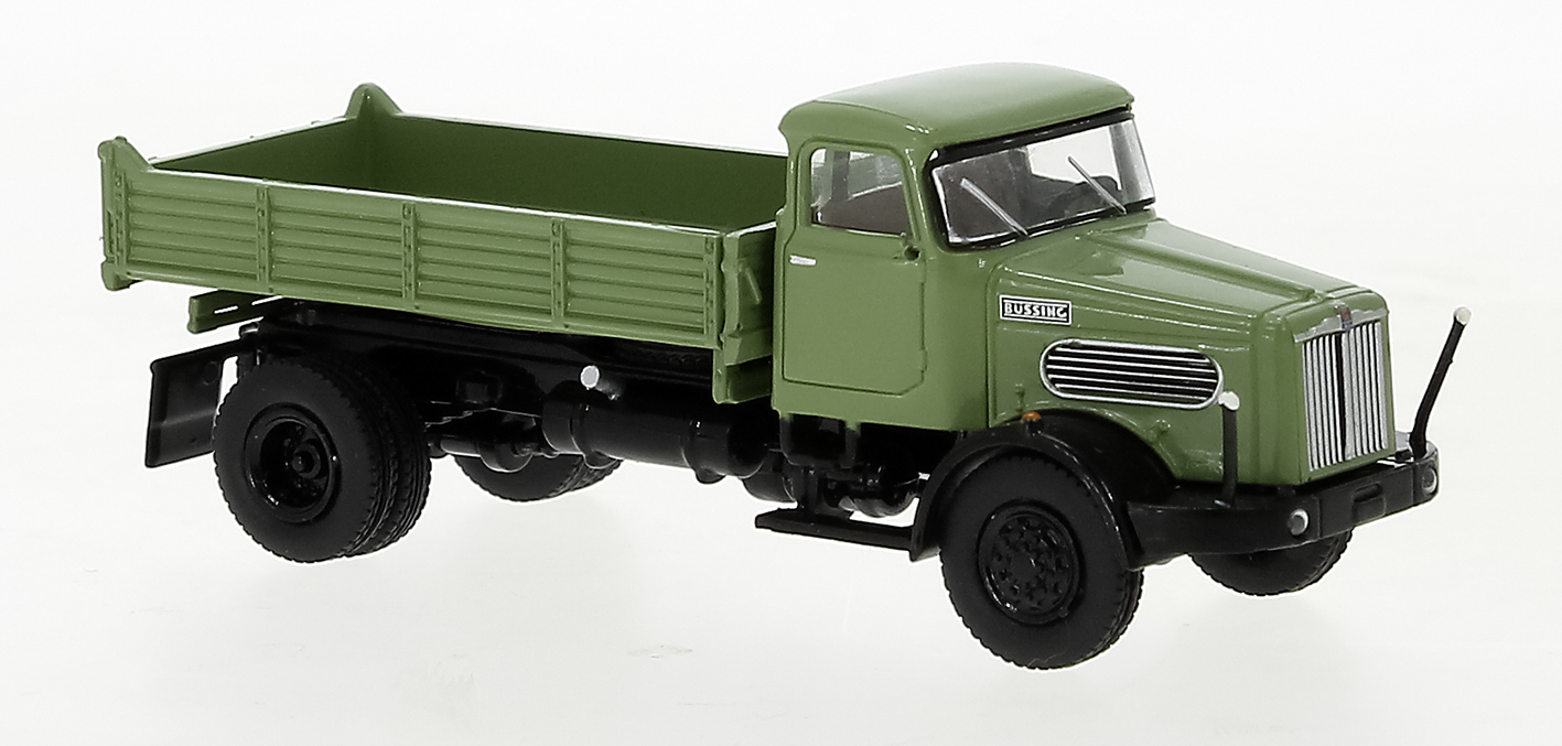 BREKINA 79251 Büssing Commodore SAK Kipper grün, schwarz, 1963 ...