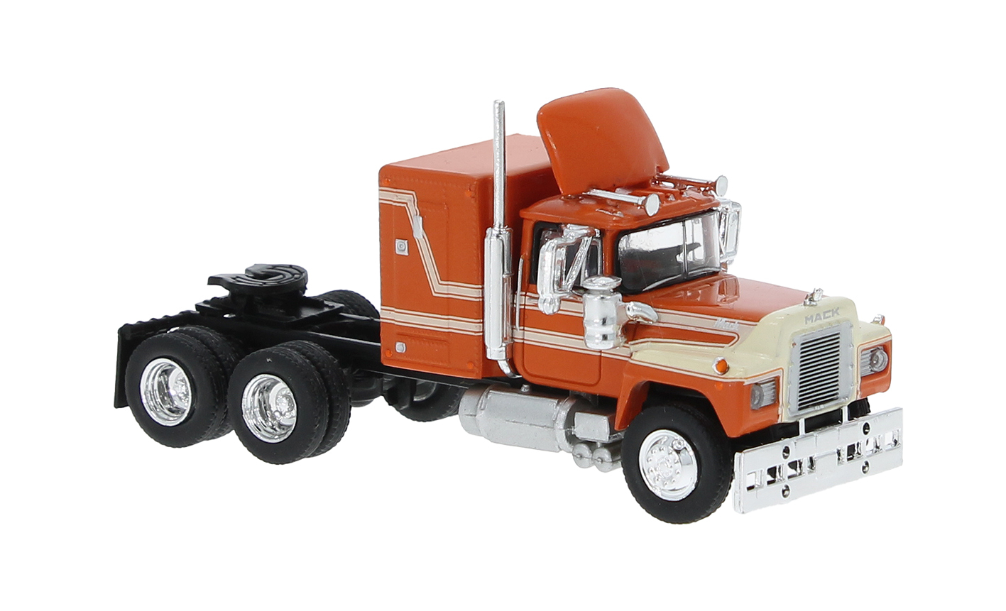 BREKINA 85805 Brekina, Mack RS 700, dunkelorange/hellbeige, 1966, 1:87 ...