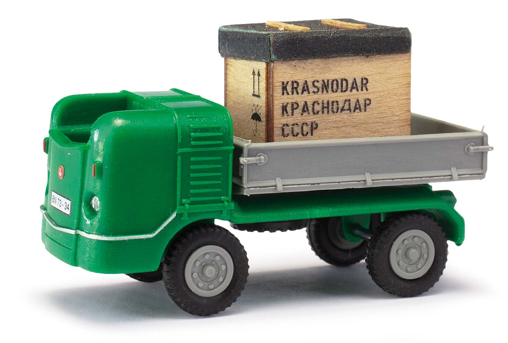 BUSCH 210009617 Multicar M21, mit Holzkiste H - vasutmodell.com