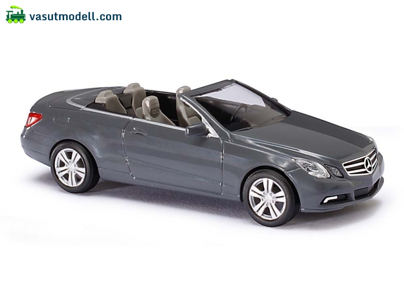 BUSCH 41671 Mercedes, E-osztály, Cabriolet, Grau - vasutmodell.com
