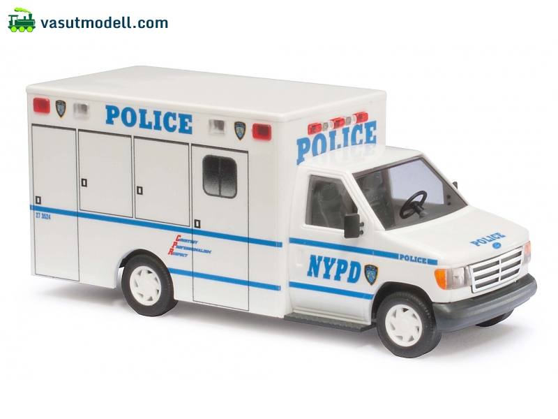 BUSCH 41836 Ford E-350 NYPC Police - vasutmodell.com