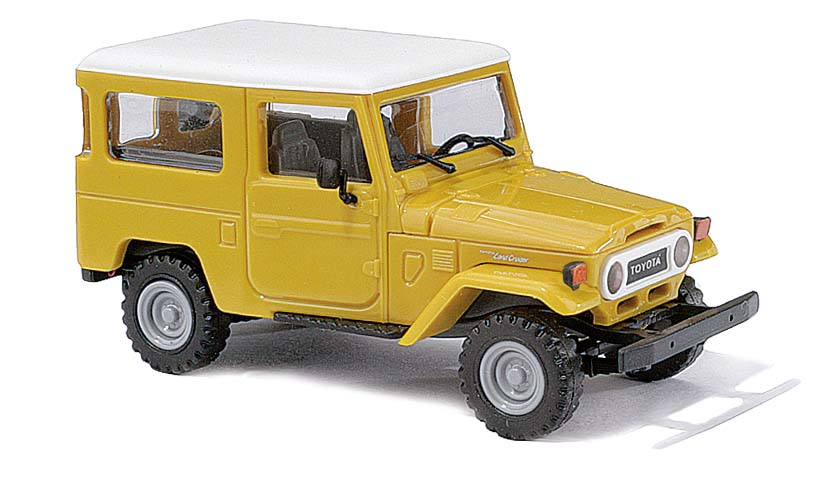BUSCH 43034 Toyota Land Cruiser J4, gelb - vasutmodell.com