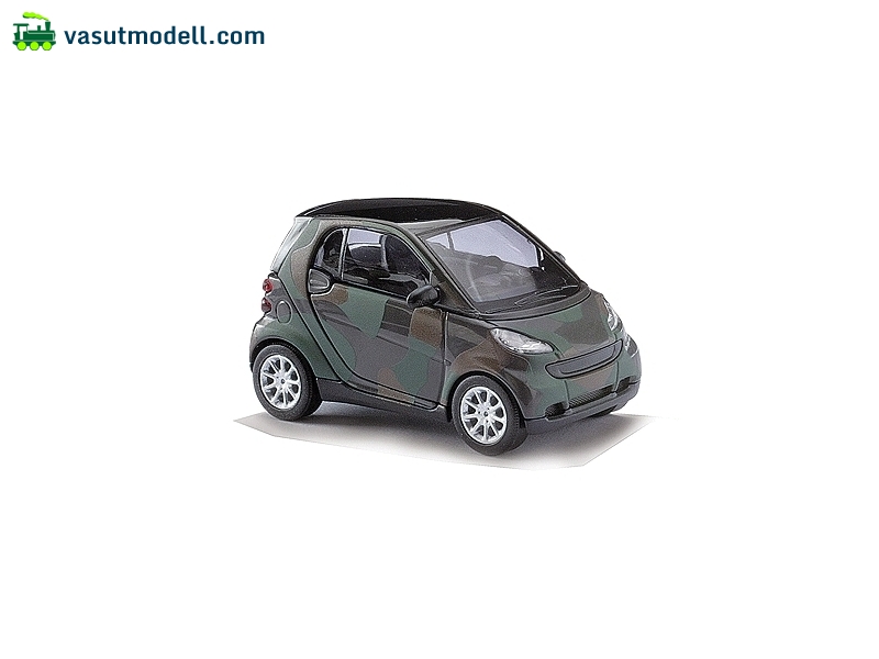 BUSCH 46103 Smart Fortwo 07 in tarnfarben - vasutmodell.com