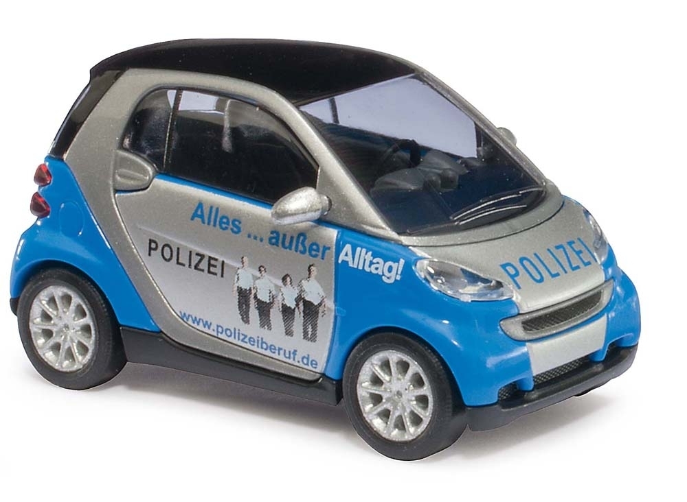 BUSCH 46120 Smart Fortwo07 Polizei - vasutmodell.com