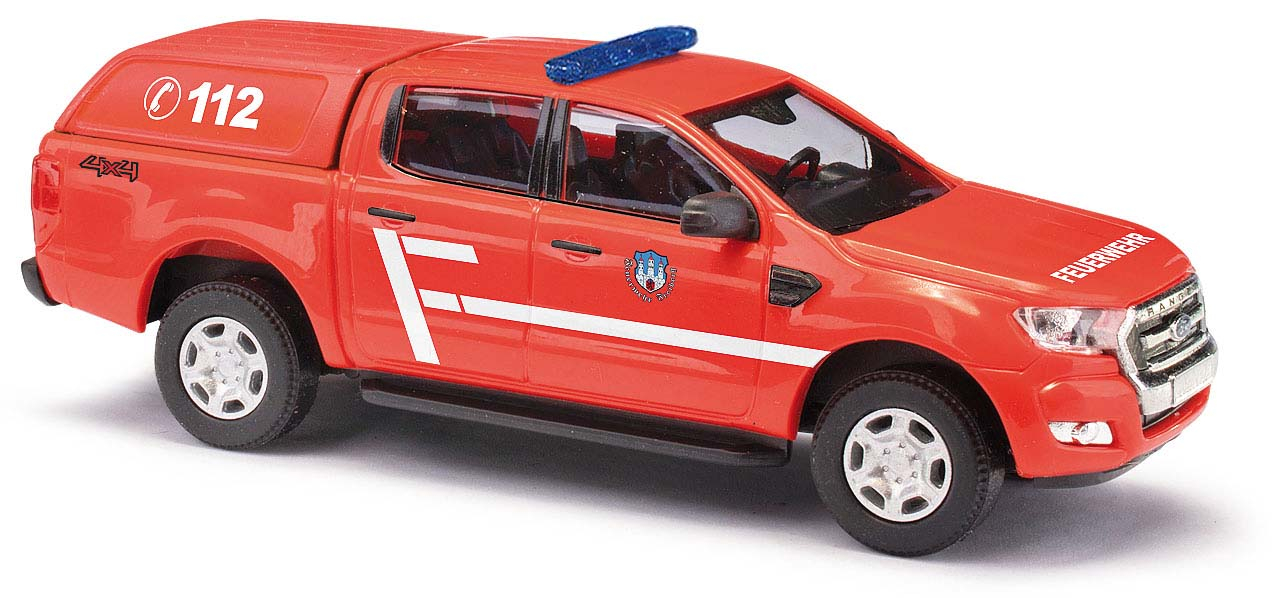 BUSCH 52825 Ford Ranger Feuerwehr Freiber - vasutmodell.com