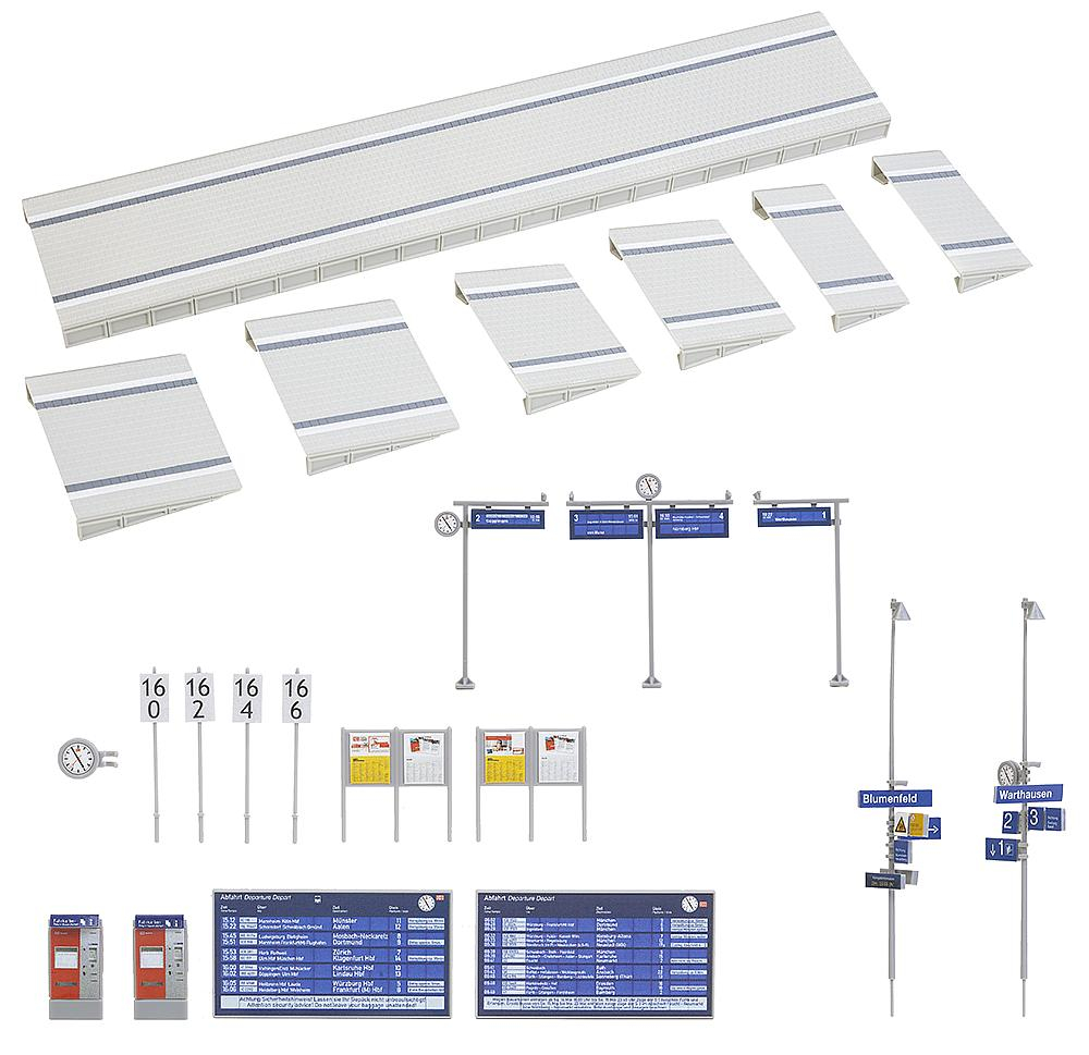 FALLER 120202 Modern peron kiegészítőkkel - vasutmodell.com