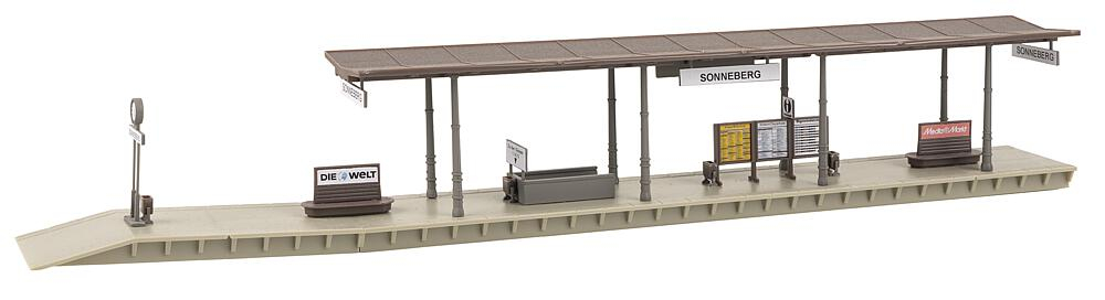 FALLER 190085 Állomás-készlet - Sonneberg, peron, biciklitároló - vasutmodell.com