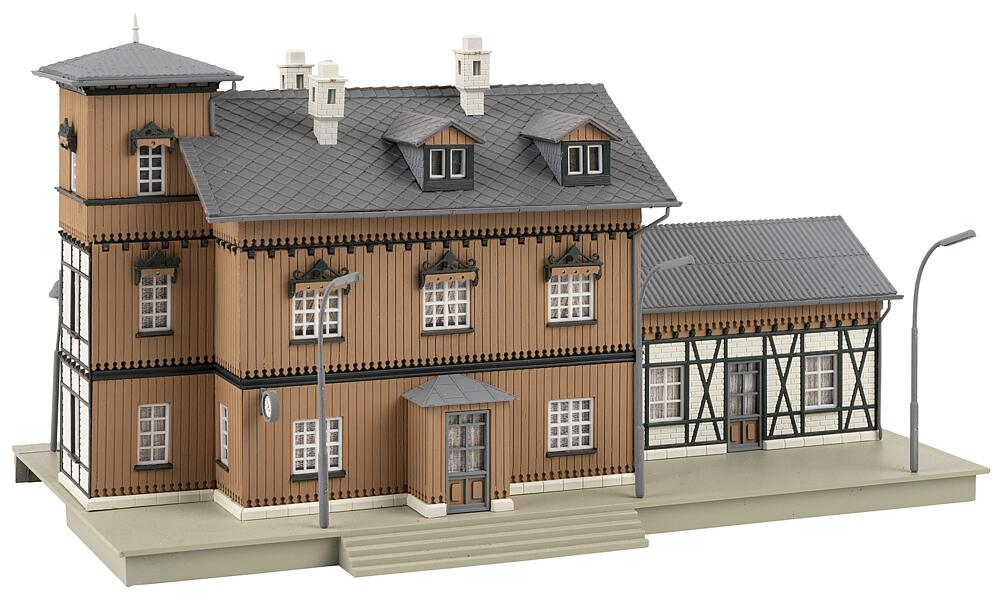 FALLER 190085 Állomás-készlet - Sonneberg, peron, biciklitároló - vasutmodell.com