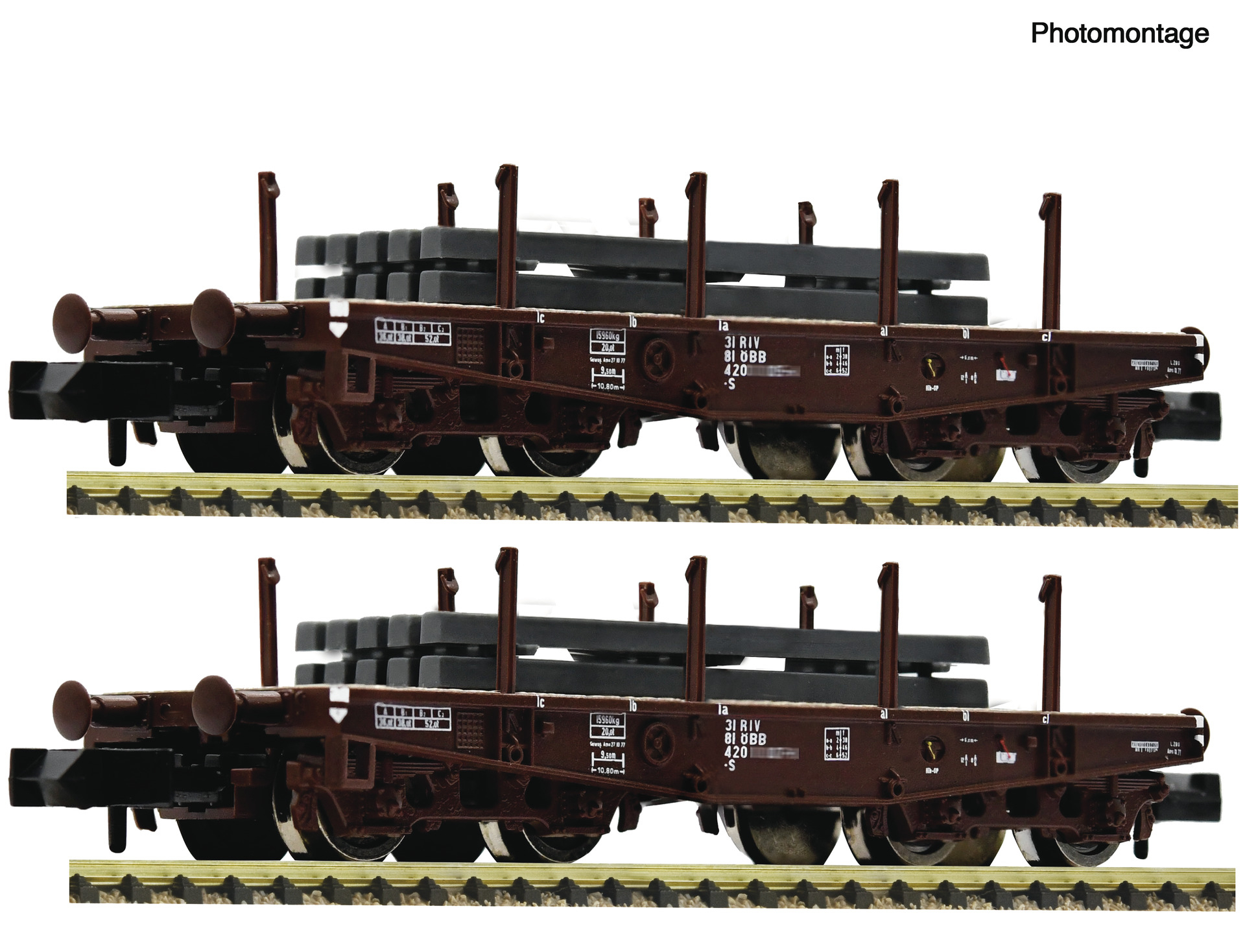 FLEISCHMANN 6660135 2er Set Schwerlastwagen ÖBB - vasutmodell.com