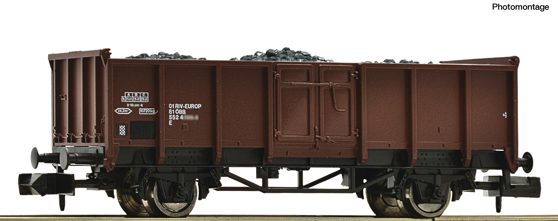 FLEISCHMANN 820532 2-achsiger off. Güterwagen E - vasutmodell.com