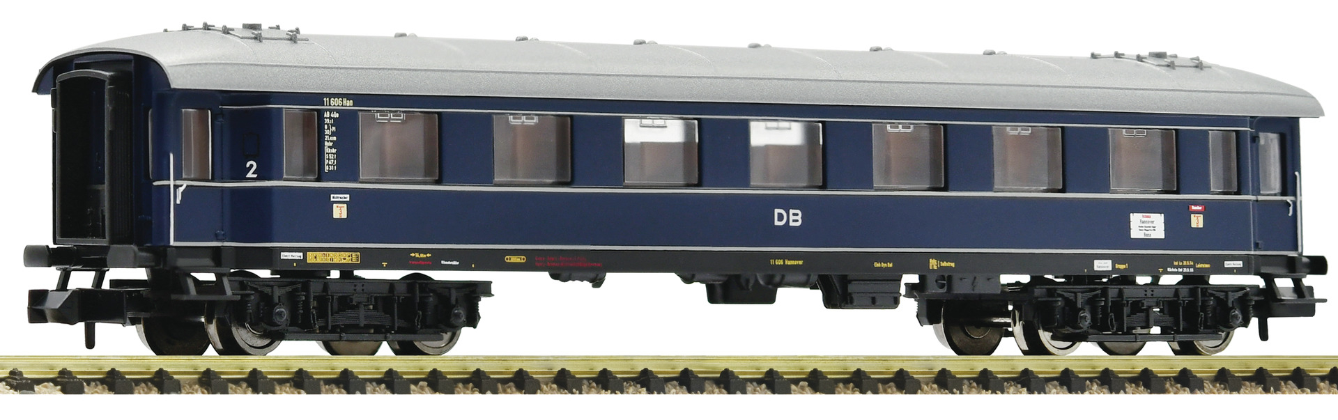 FLEISCHMANN 863105 F-Zug Wagen 2.Kl., blau - vasutmodell.com