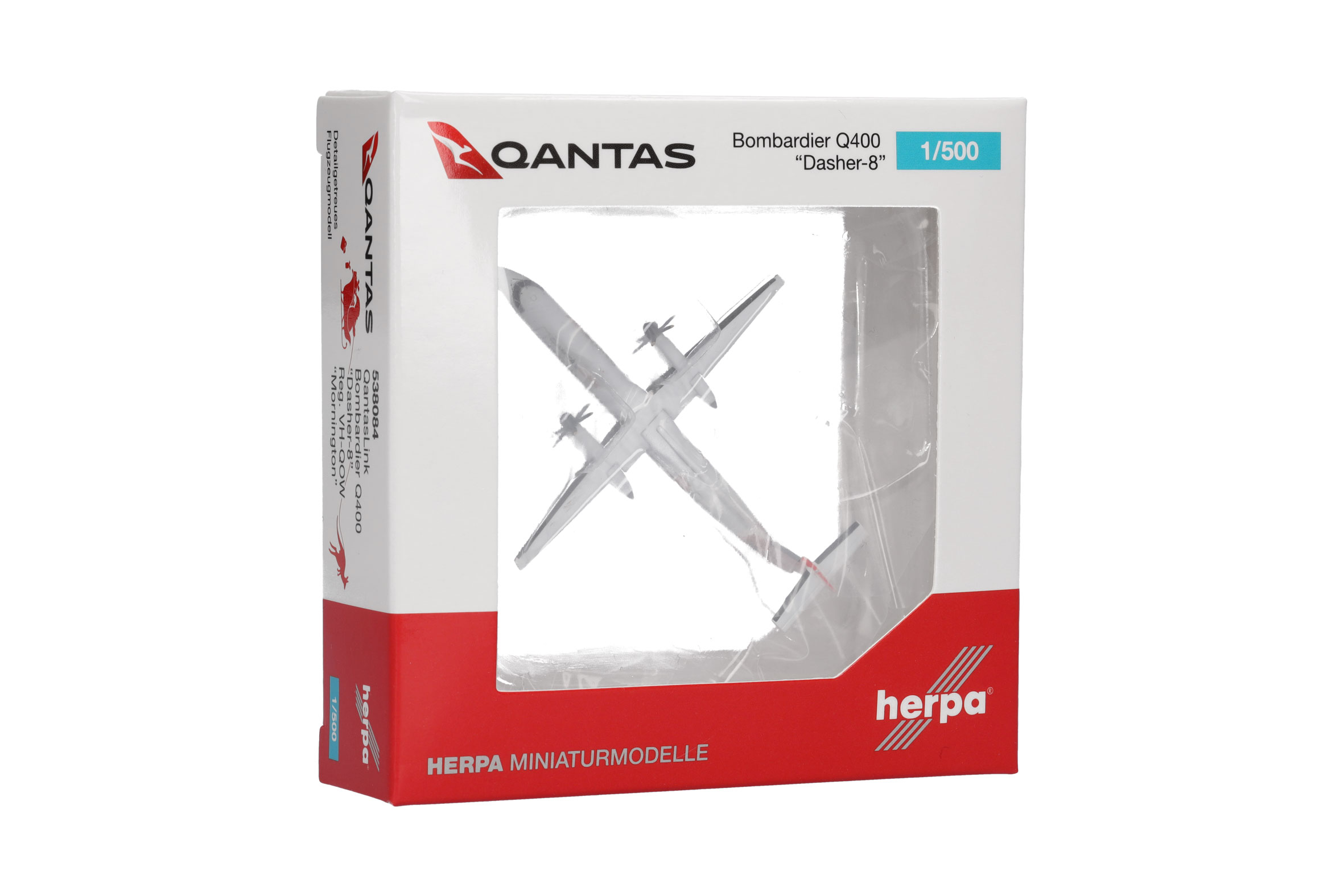 HERPA 538084 Q400 QantasLink Dasher-8 - vasutmodell.com