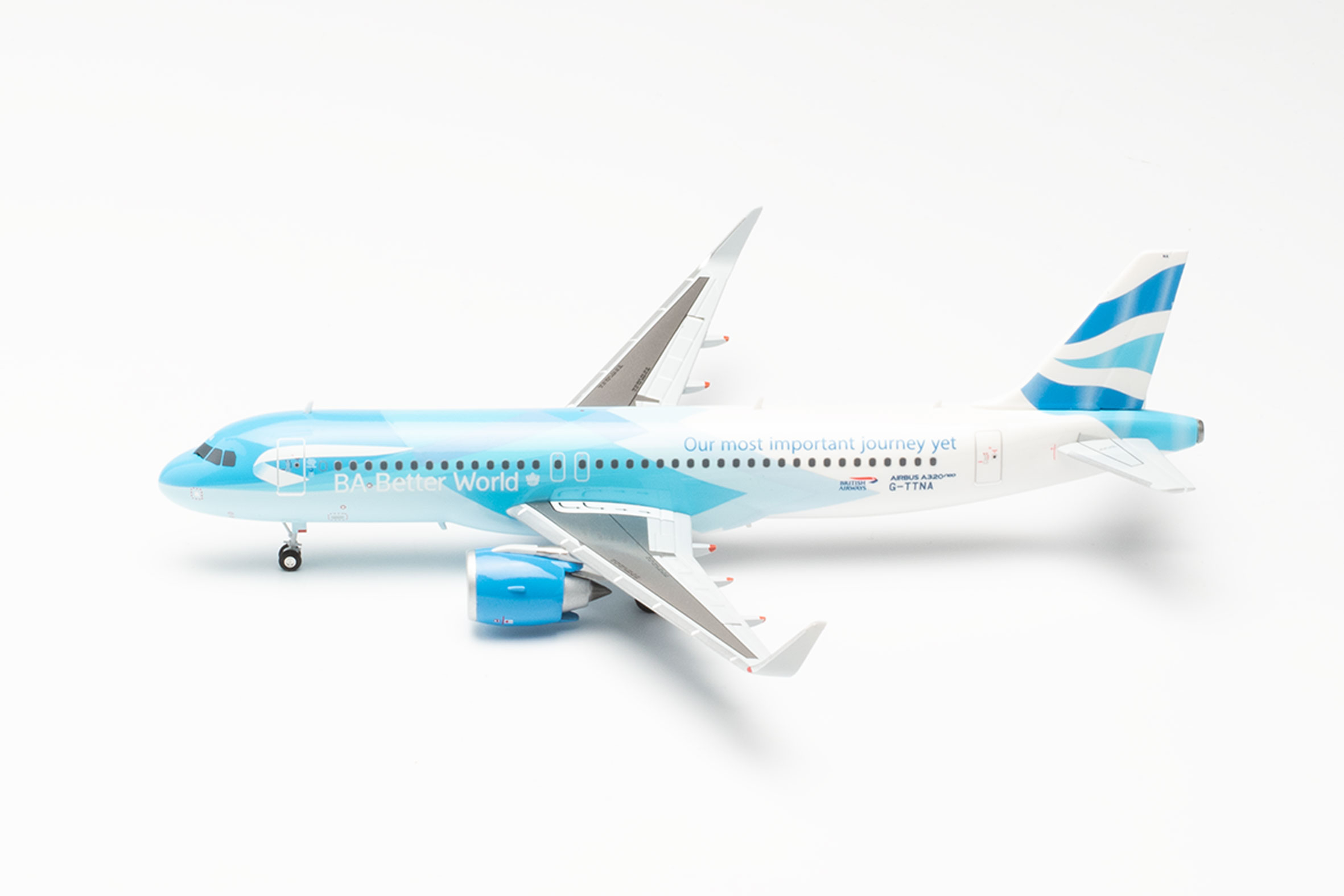 HERPA 572392 A320neo BA Better World - vasutmodell.com