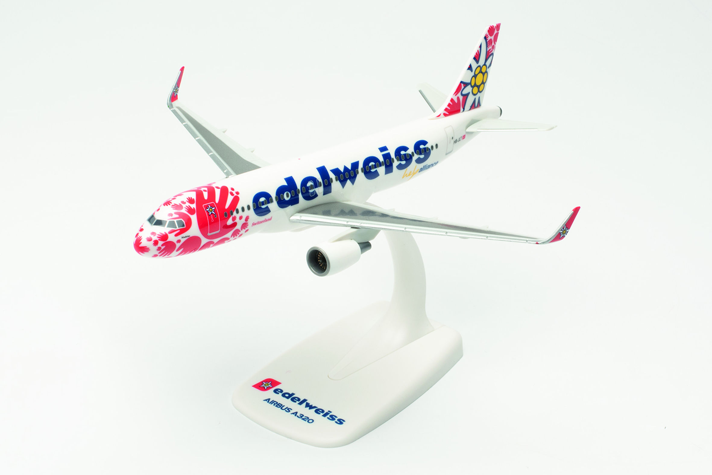 HERPA 613712 A320 Edelweiss Help Alliance - vasutmodell.com