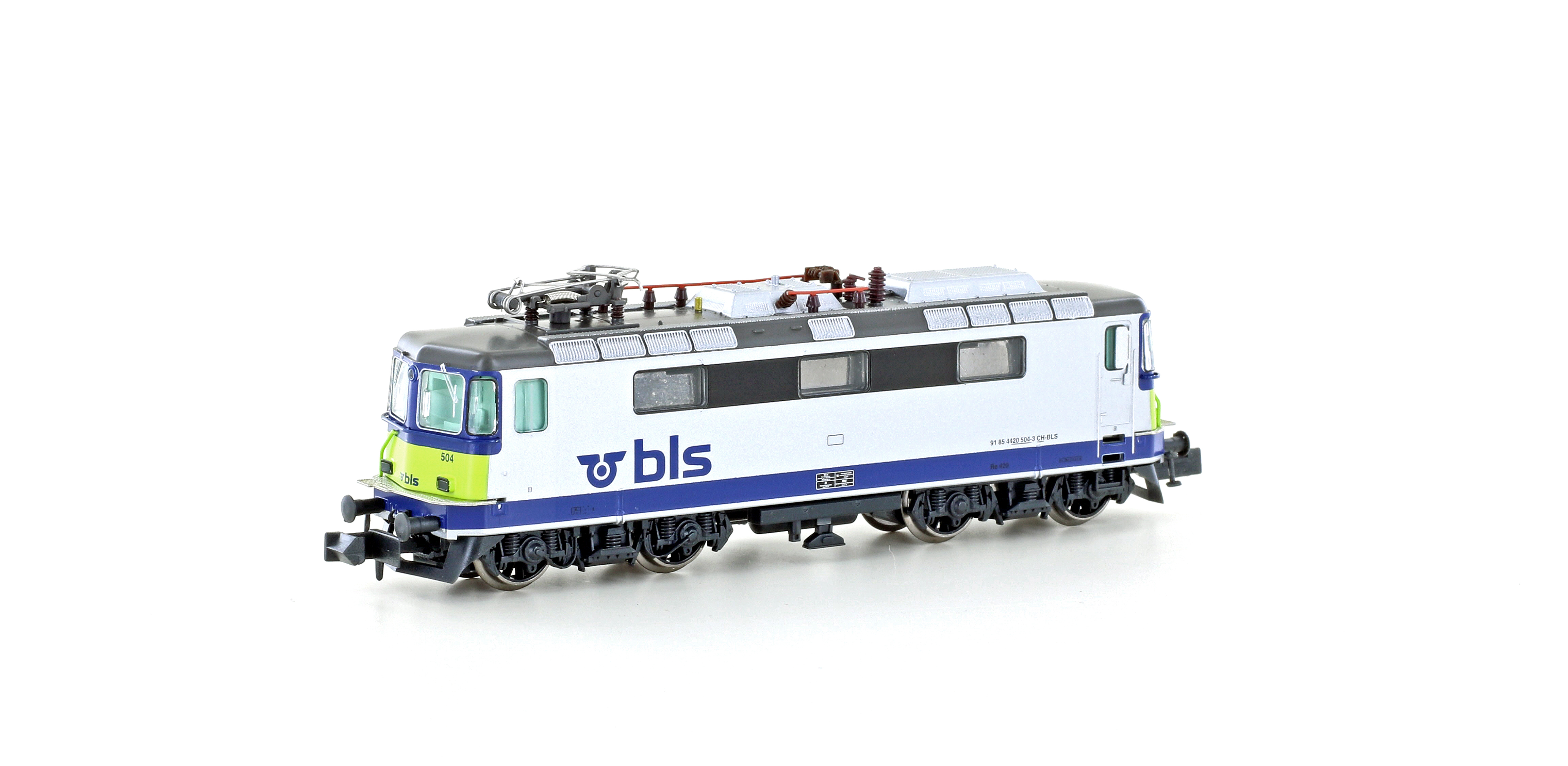 HOBBYTRAIN 3027 E-Lok Re 420.502 BLS Ep.V Einholmstromabnehmer ...
