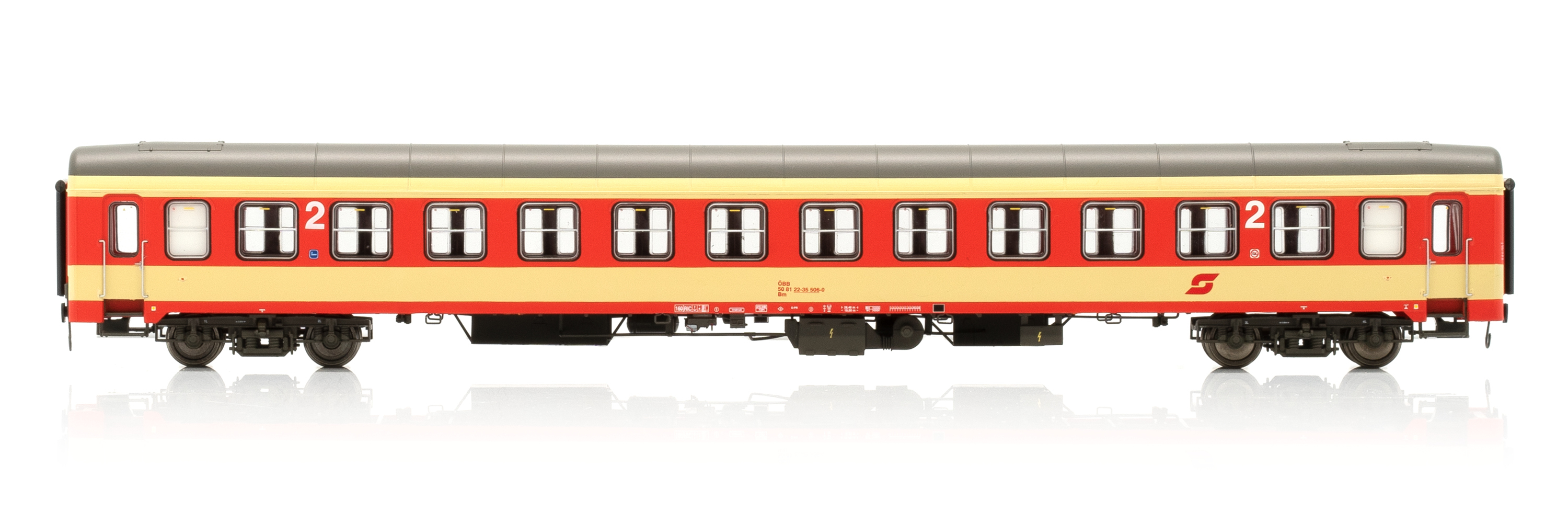 JÄGERNDORFER 90402 H0 DC UIC-X 3 tlg Wagen Set - vasutmodell.com