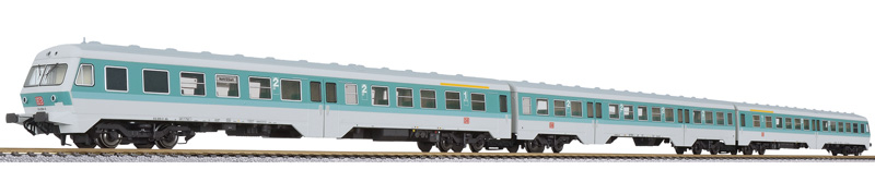 LILIPUT 133152 3 Car DMU BR 614 DB Turquoise / Gray - vasutmodell.com
