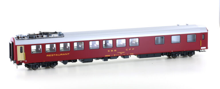 LS Models 472005 UIC-X Speisewagen WRm SBB, Ep.IVa, rot - vasutmodell.com
