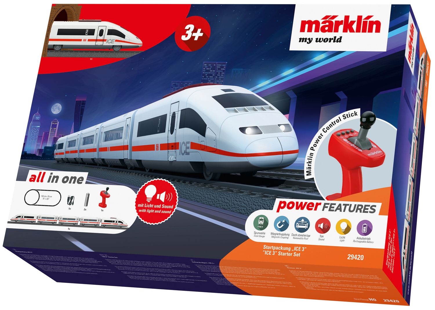 Märklin 29420 Startpackung ICE 3 my world - vasutmodell.com