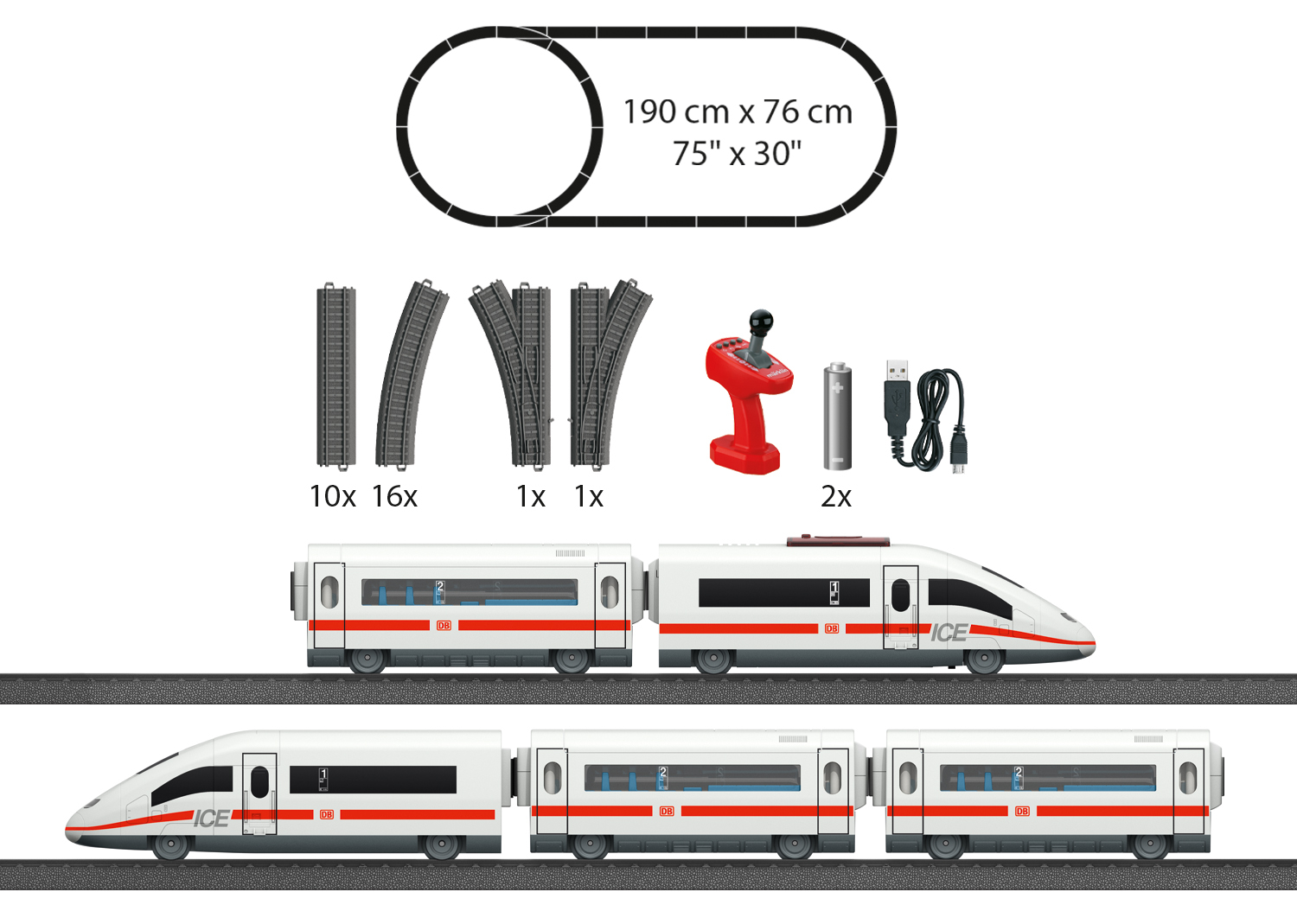 Märklin 29420 Startpackung ICE 3 my world - vasutmodell.com