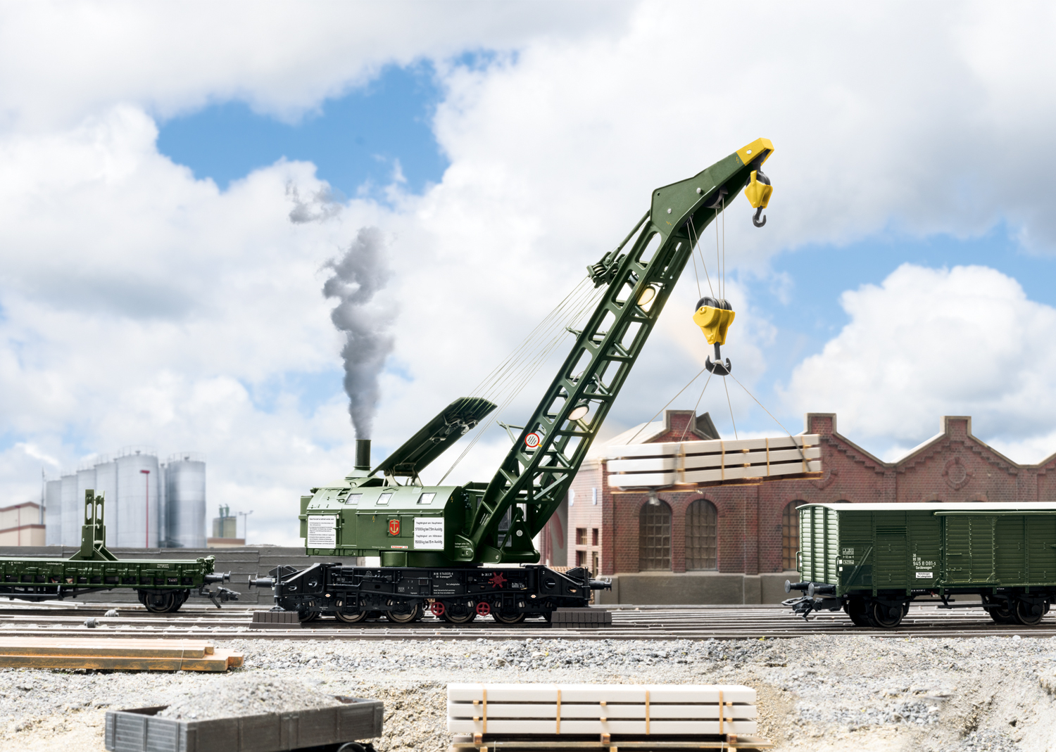 Märklin 49571 Dampfkran Ardelt 57t DB - vasutmodell.com