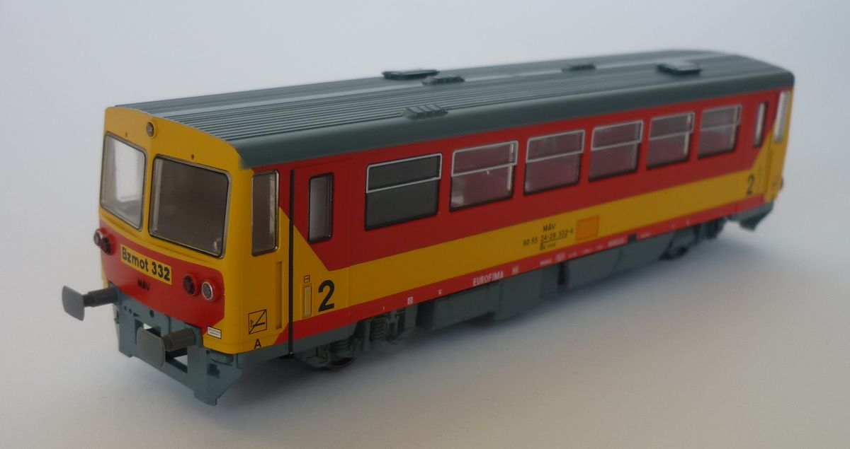 MTB H0-Bzmot-332 Motorvonat, Bzmot 332, MÁV, IV - vasutmodell.com