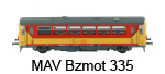 MTB H0-Bzmot-335 Motorvonat, Bzmot 335, MÁV, IV - vasutmodell.com