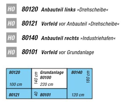 NOCH 80100 Silvretta félkész terepasztal (220×140×52 cm) - vasutmodell.com