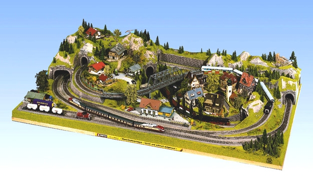 NOCH 81550 Salzburg félkész asztal 200×120×36 cm - vasutmodell.com