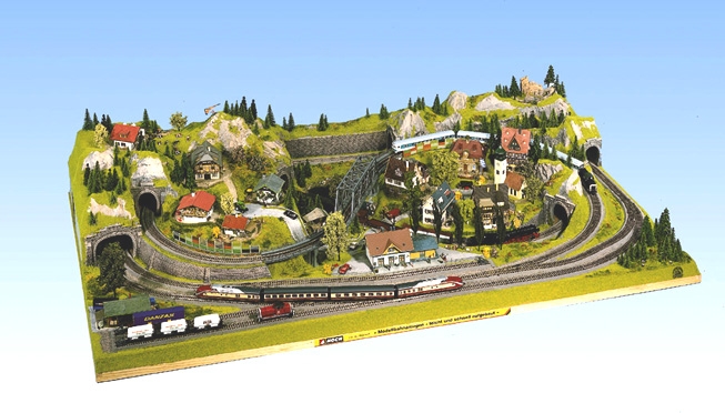 NOCH 81550 Salzburg félkész asztal 200×120×36 cm - vasutmodell.com