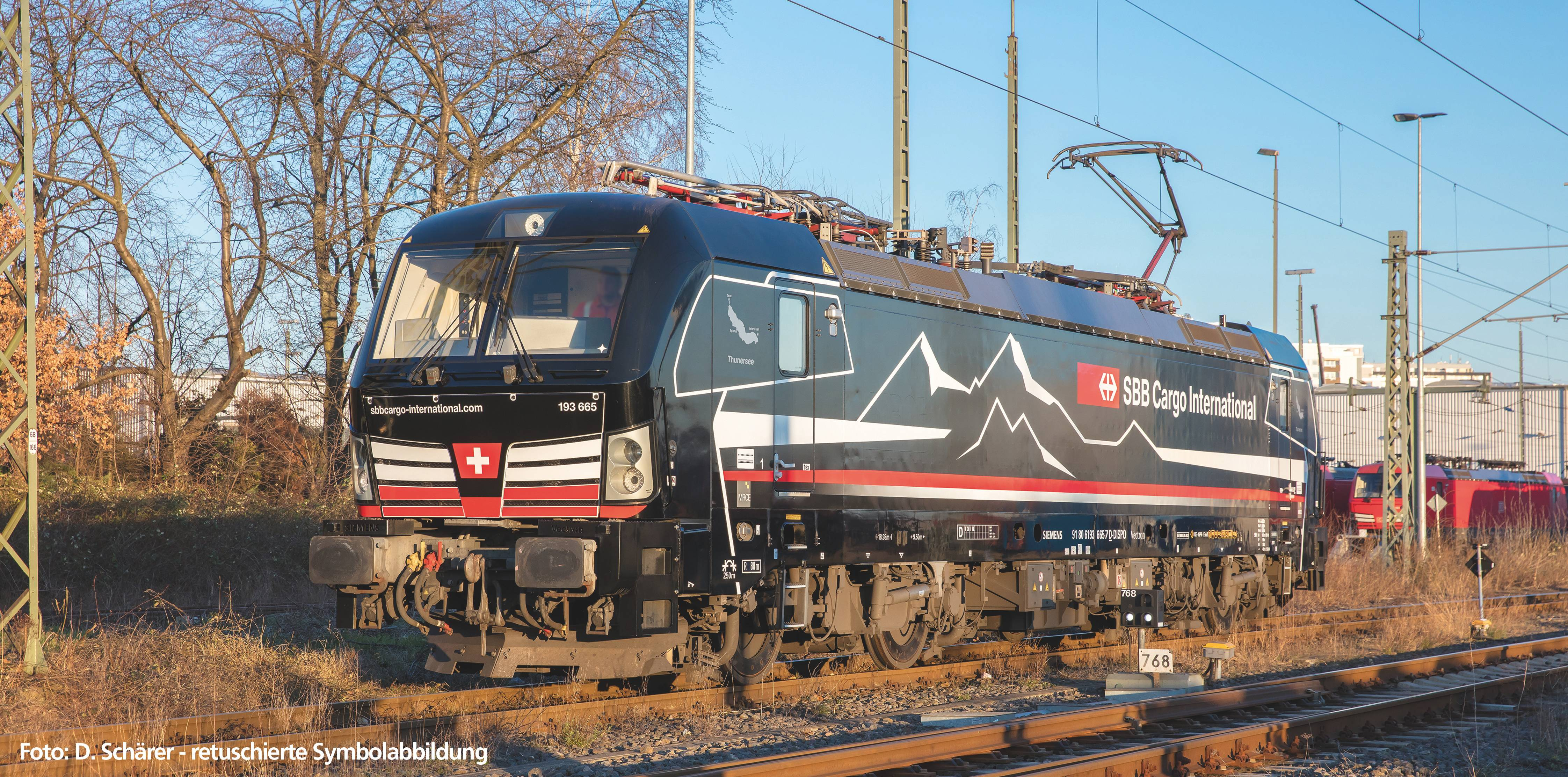 PIKO 21612 H0 AC E-Lok/Sound BR 193 Thuner See SBB VI + PluX22 Dec ...