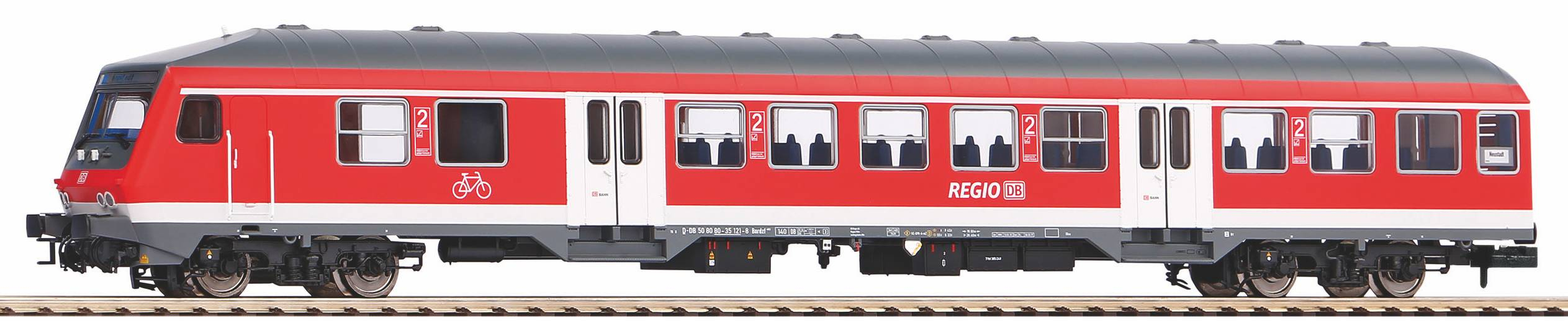 PIKO 40610 N-Personenwg. n-Steuerwagen vkrot Wittenberger DB AG VI ...